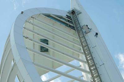 University team abseiling Spinnaker Tower to support hearing dogs ...